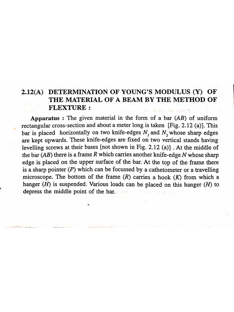 Expt.3-Young Modulus (Physics) | PDF