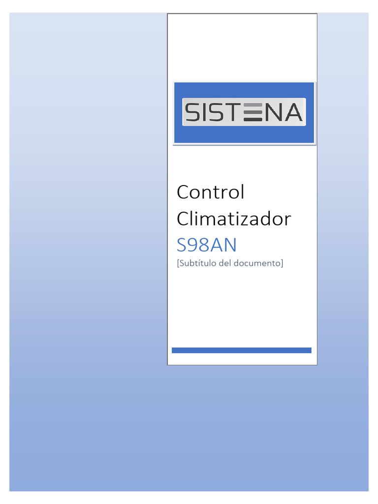 CONTROL CLIMATIZADORES S98AN - v4.0 (Folleto) - Bolivia | PDF | Pantalla de cristal líquido ...