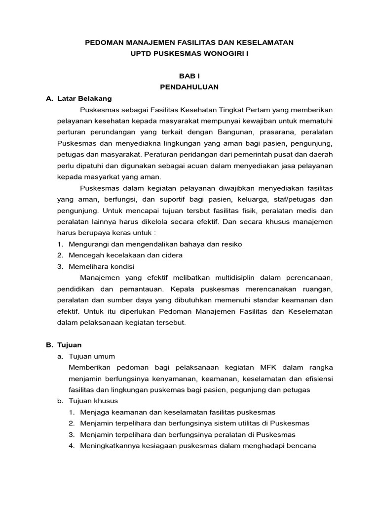 1.4.1.a Pedoman MFK | PDF | Sains & Matematika