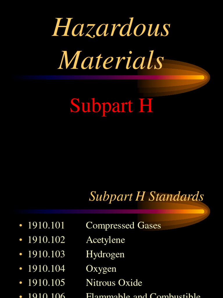 Flammable Hazardous Substances | PDF | Chemical Process Engineering | Gases