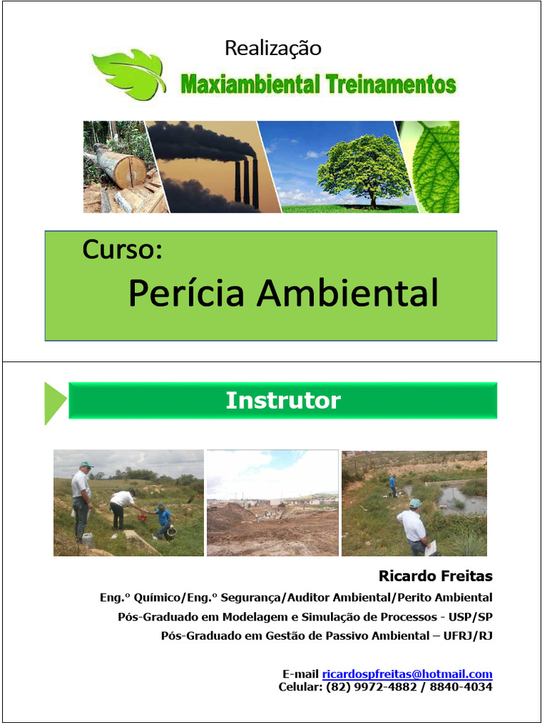 Curso de Perícia Ambiental e Responsabilidades | PDF | Testemunha ...