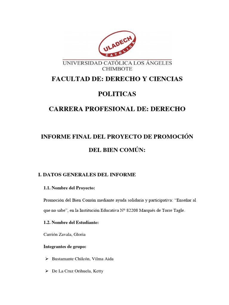 Informe Final Dsi II | PDF | Aprendizaje | Psicología Social