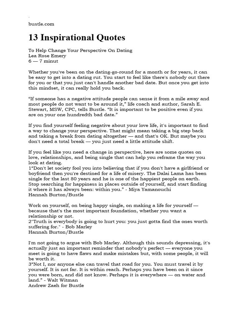 13 Inspirational Quotes | PDF