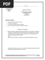 ICT Sample Exam | PDF | Information Security | Computer File