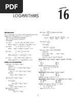 JEE Main Maths Logarithm Previous Year Questions With Solutions | PDF | Logarithm | Arithmetic