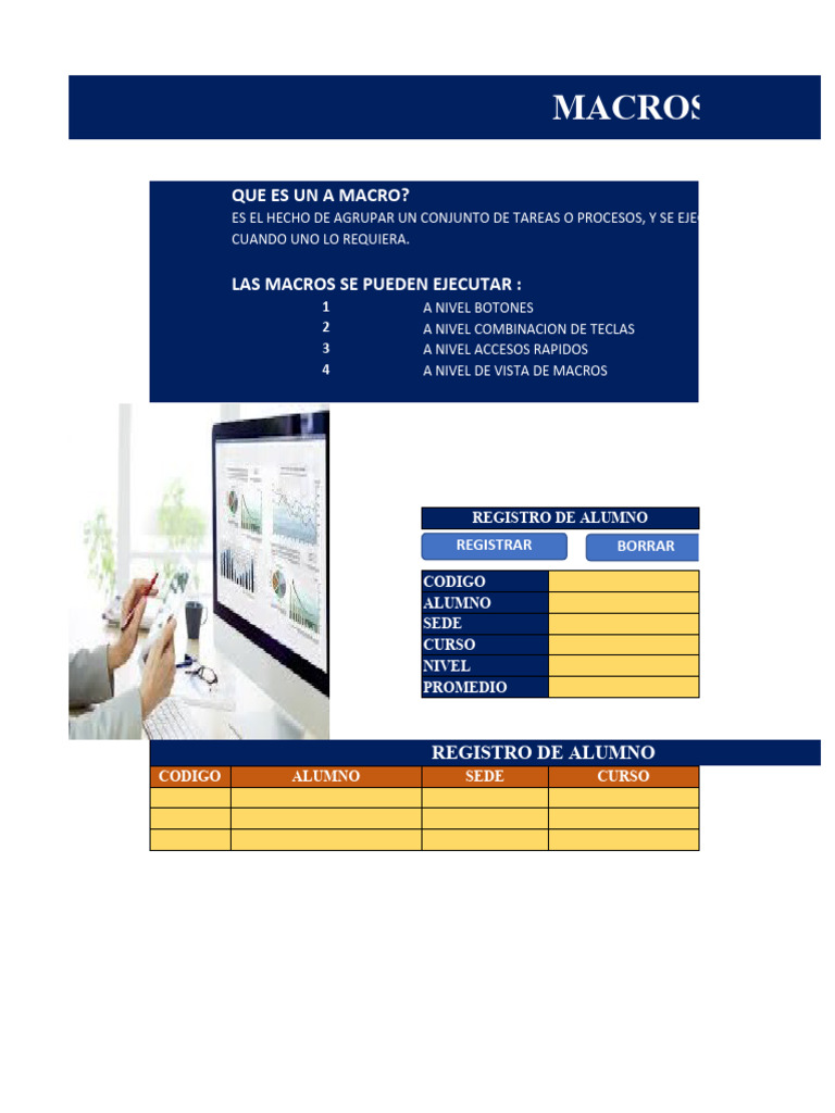 Ejercicios Macros - Controles de Formulario | PDF