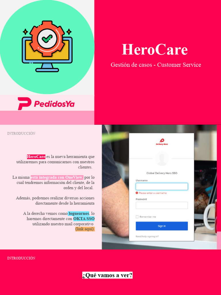 Introducción a HeroCare para Atención al Cliente | PDF | Chat en linea ...