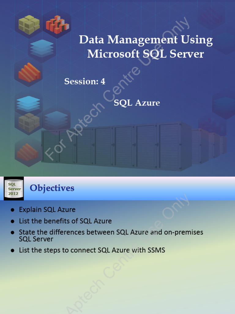 Session 4 XP | PDF | Databases | Microsoft Sql Server