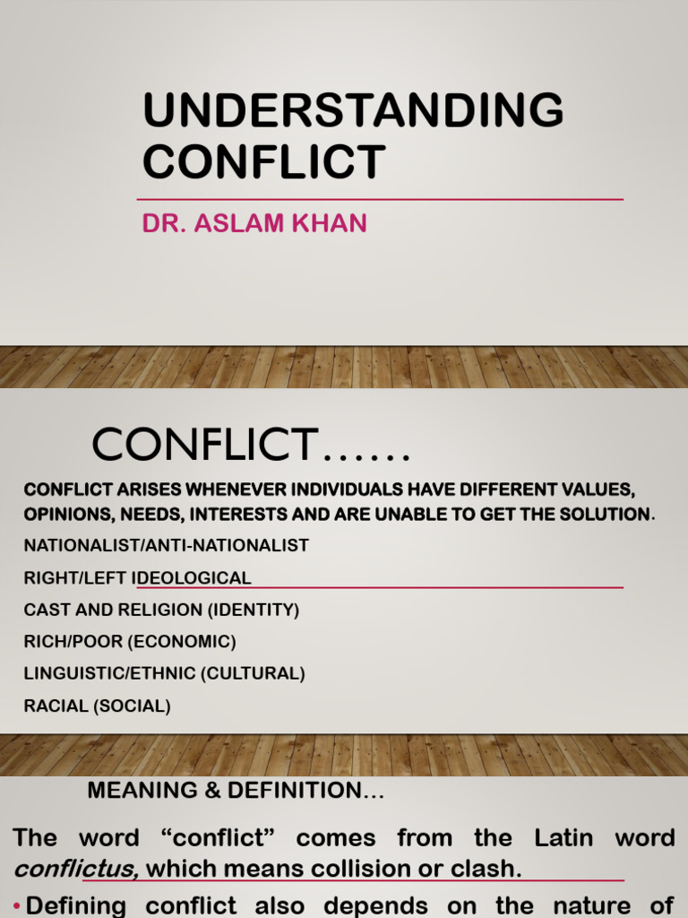 Understanding Conflict | PDF | Violence | Social Exclusion