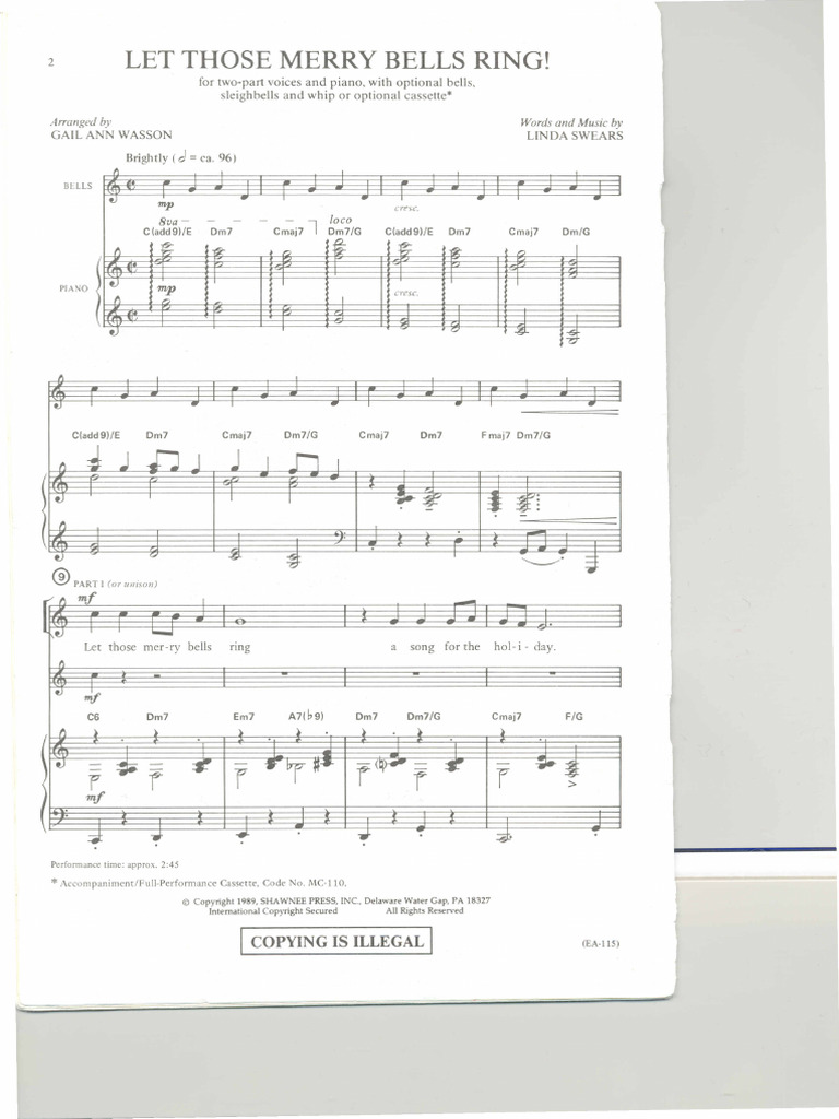 Let Those Merry Bells Ring | PDF