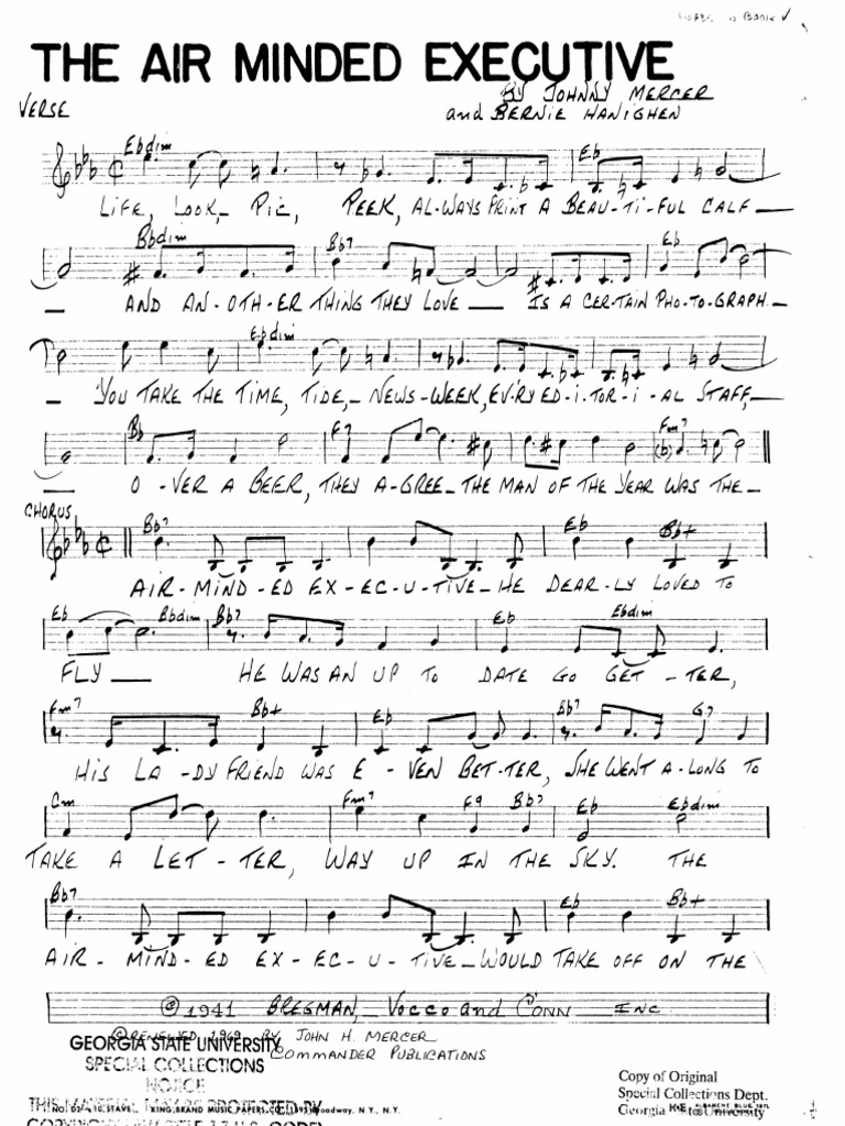 Air-Minded Executive (Mercer) | PDF