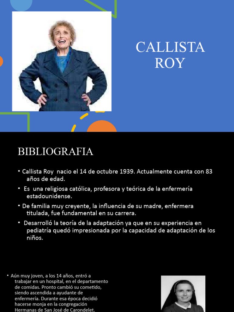 Callista Roy | PDF