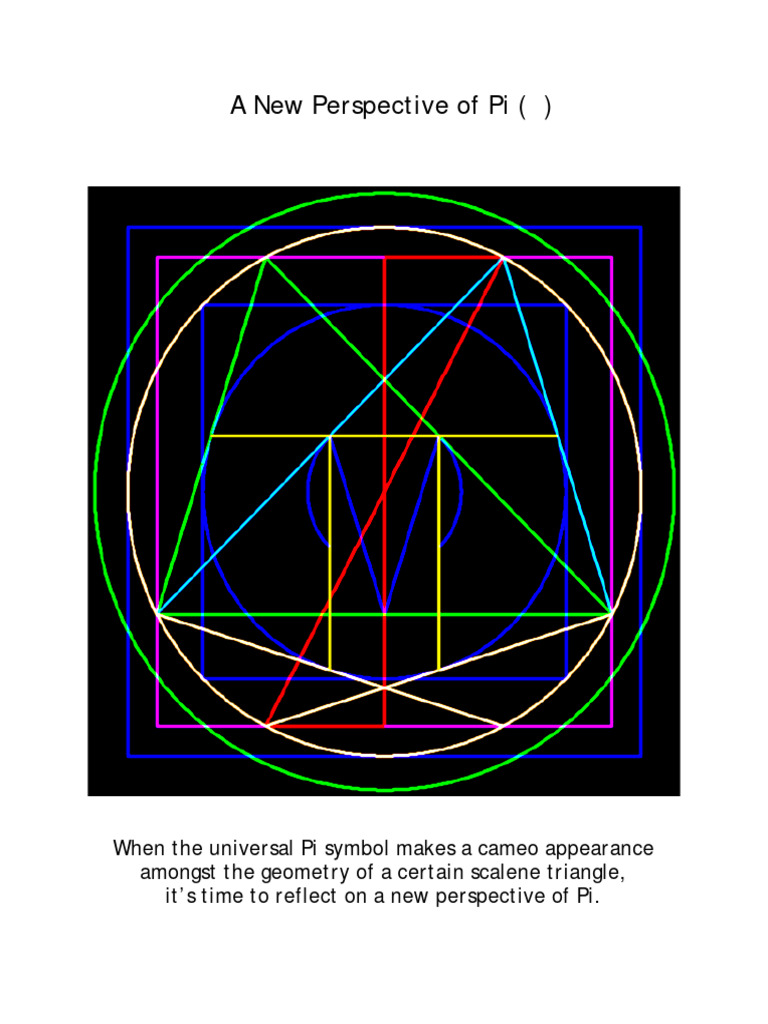 New Insights on Pi and Scalene Triangles | PDF | Circle | Triangle