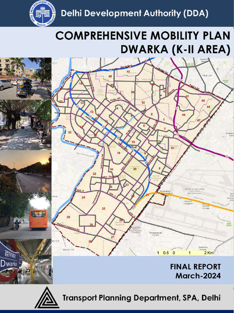 Report - Comprehensive Mobility Plan For Dwarka Zone K-II | PDF ...