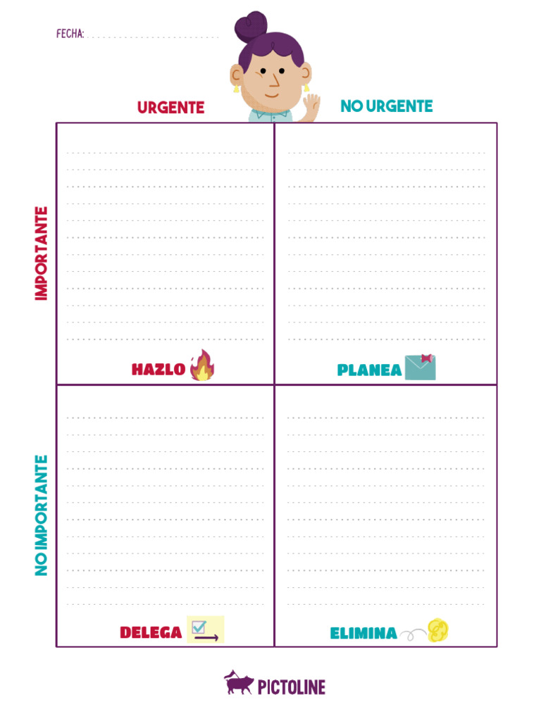 Pictoline - Matriz Urgente-Importante | PDF Pictoline - Matriz Urgente-Importante | PDF