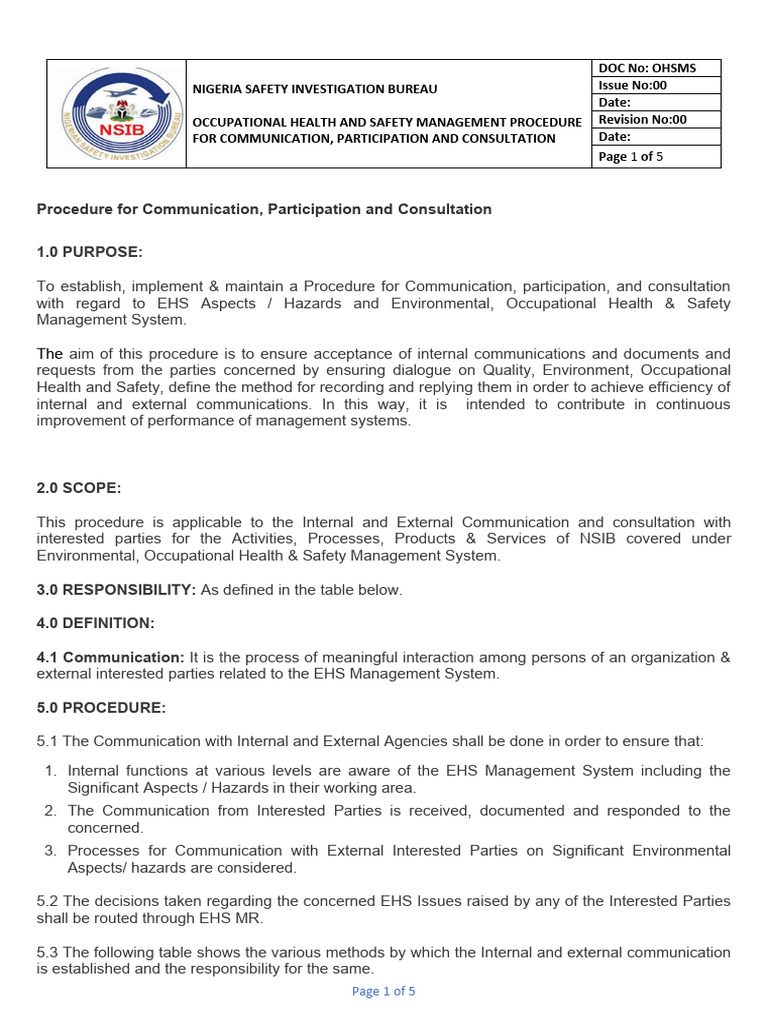 NSIB Procedure-for-Communication-Participation-and-Consultantation ...