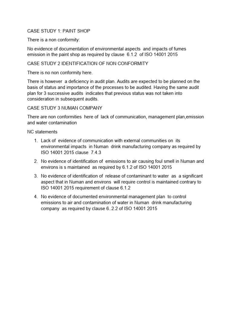 Case Studies Solutions | PDF