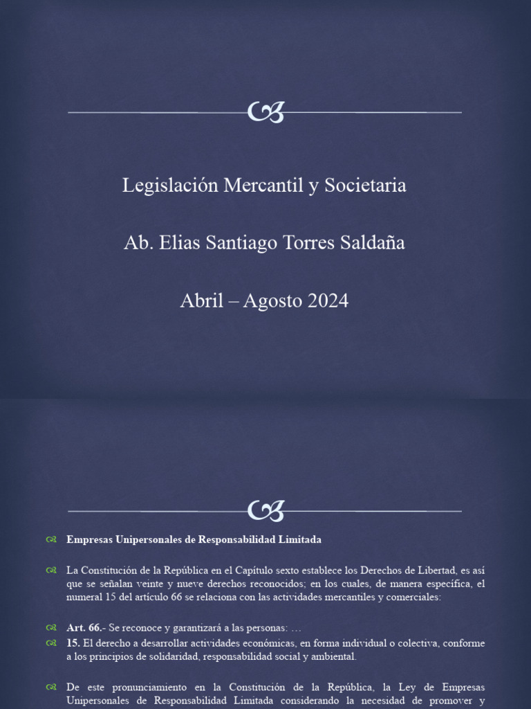 Legislación Mercantil y Societaria - SEMANA 11 | PDF | Justicia | Crimen y violencia