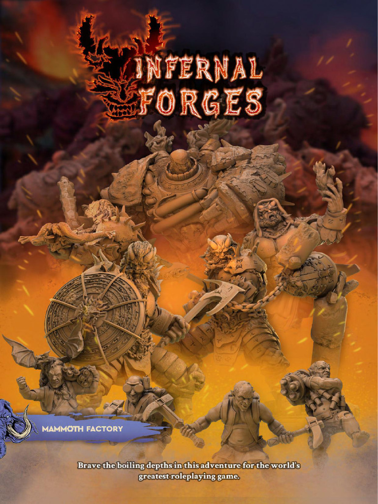 D&D 5 0 Mammoth Factory 1 5 Infernal Forges 5 0 Min | PDF | Dwarf ...