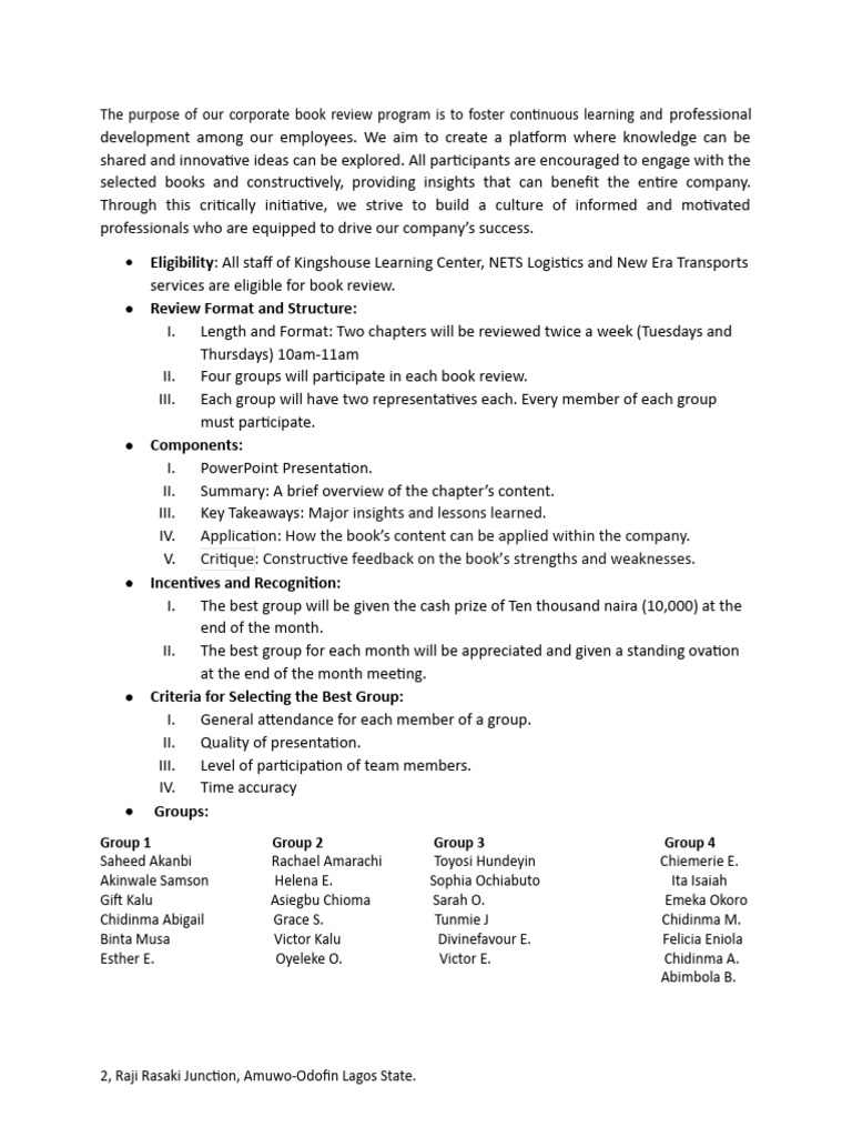 Book Review Document New | PDF | Human Communication | Learning