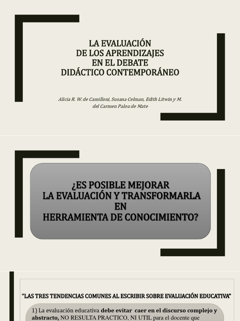 La Evaluación de Los Aprendizajes | PDF | Evaluación | Enseñando