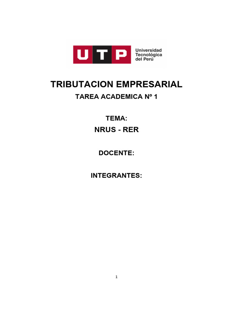 Ta3 Tributacionempresarial | PDF | Impuestos | Contabilidad