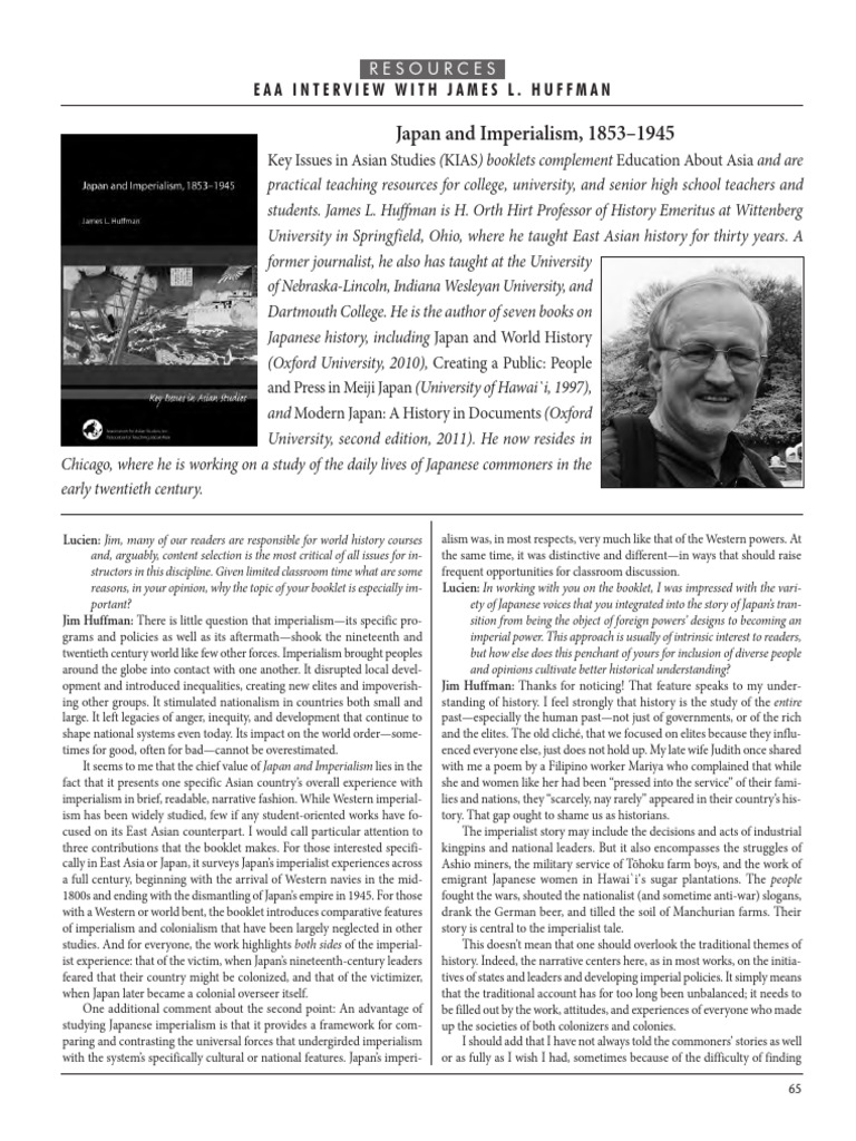 Japan's Imperialism: A Historical Overview | PDF | Imperialism | Empire ...