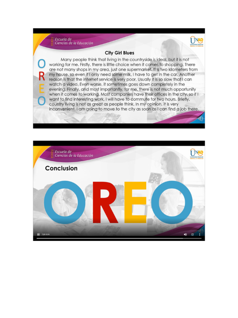 Ejemplo de Parrafo OREO | PDF