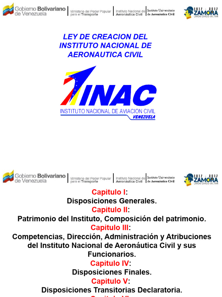 Ley de Creacion Del Inac | PDF | Gobierno