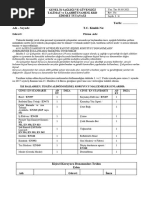 KKD Zimmet Formu 2024 | PDF