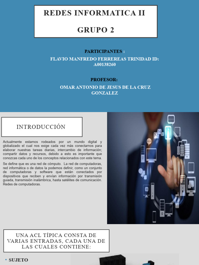 Presentacion Grupo 2 | PDF | Red de computadoras | Enrutador (Computación)