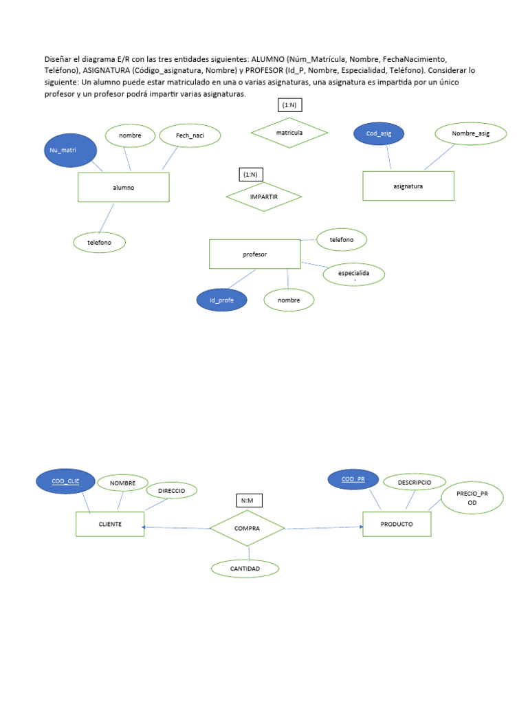 Ejercicios BD 2-9 | PDF