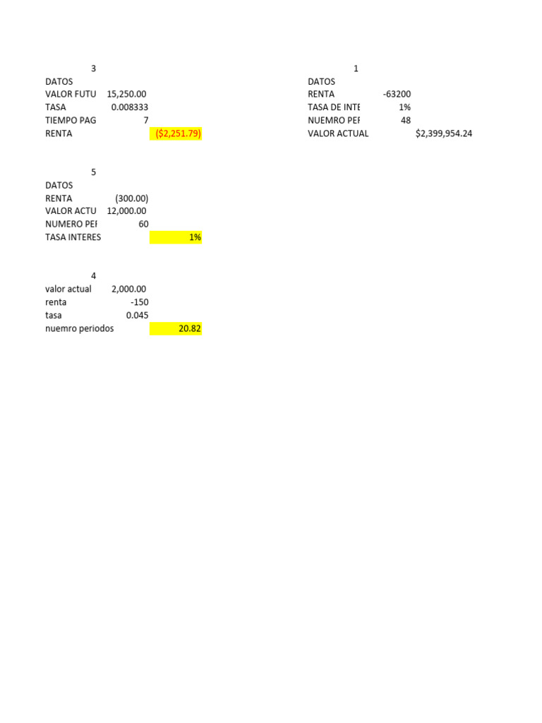 Libro1 MATE ANUALIDADES | PDF