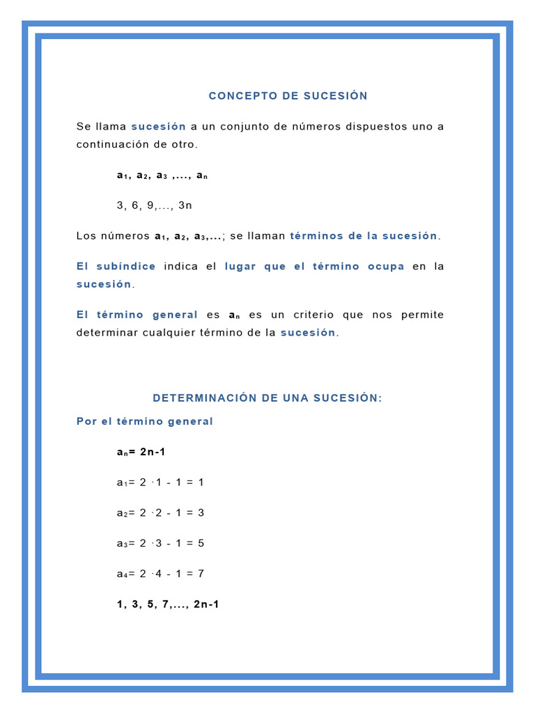 Concepto de Sucesión | PDF