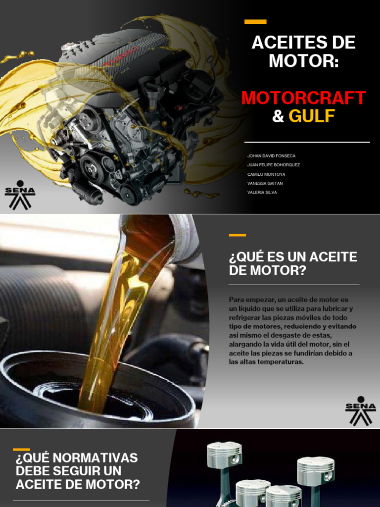 Aceites de Motor | PDF | Petróleo | Aceite de motor