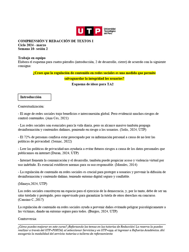 Esquema TA2[1] (1) | Descargar gratis PDF | Servicio de redes sociales | Redes sociales