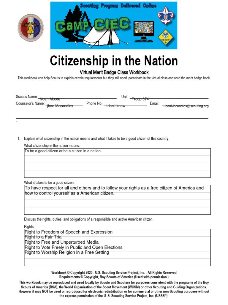 Citizenship in The Nation | PDF | Citizenship | United States Bill Of ...