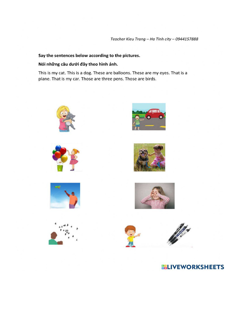This That These Those - Say | PDF