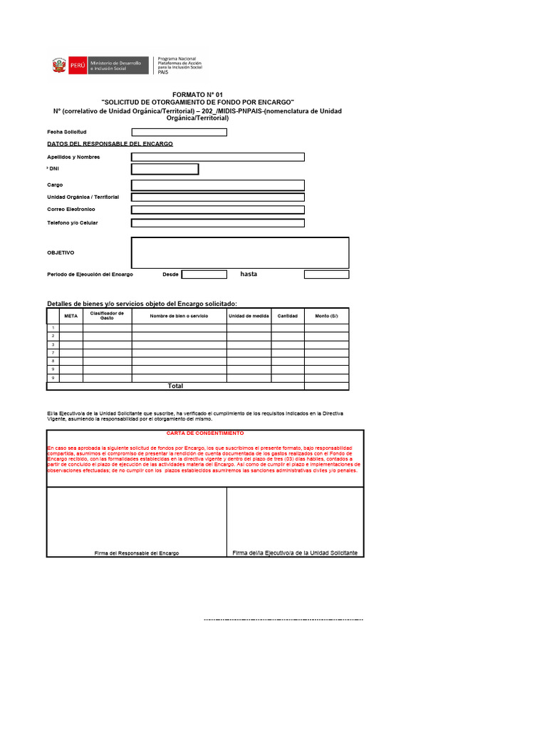 Formato 06 | PDF | Documento de identidad