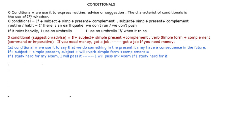 Conditional 0-1 | PDF