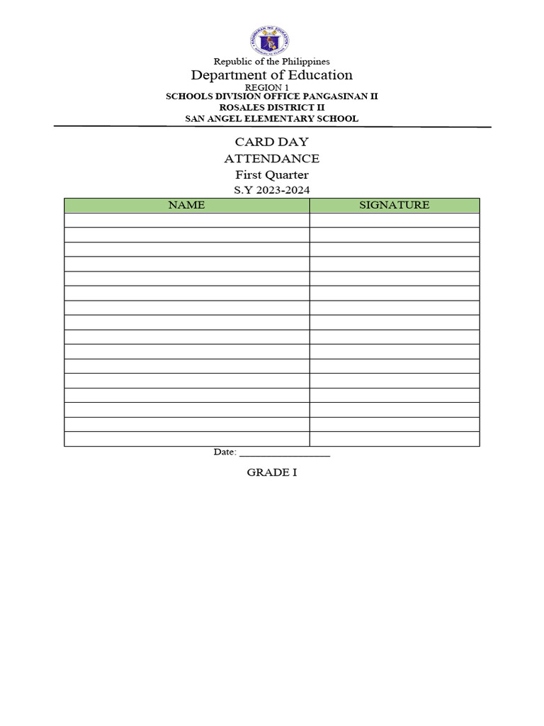 ATTENDANCE | Download Free PDF | Philippines | Public Administration