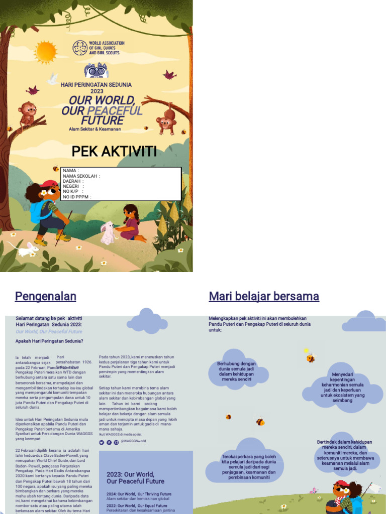 Pek Aktiviti WTD 2023 New | PDF