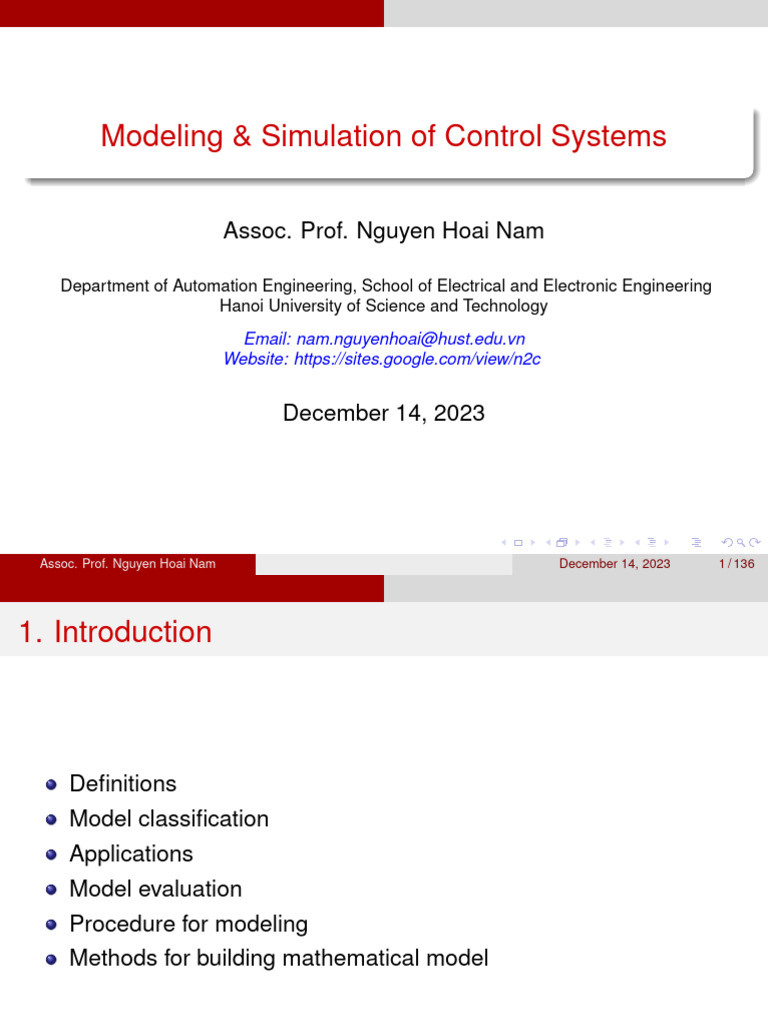 Modeling Simulation 20231 | PDF | Simulation | Applied Mathematics
