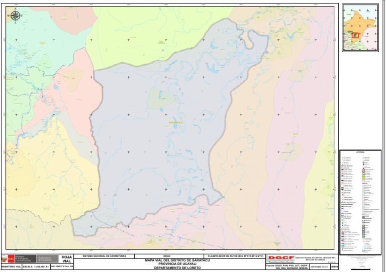 Lo - 160605 Mapa Distrito Sarayacu | PDF