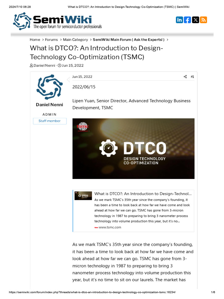 What Is DTCO - An Introduction To Design-Technology Co-Optimization ...