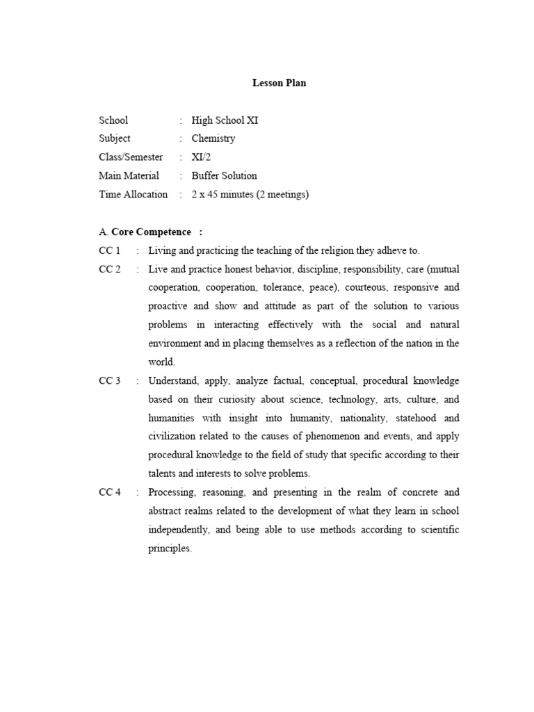 Lesson Plan | PDF | Experiment | Teachers