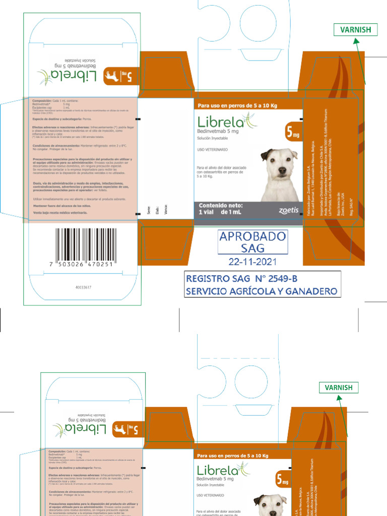 LIBRELA 5mg | PDF | Farmacología | Drogas