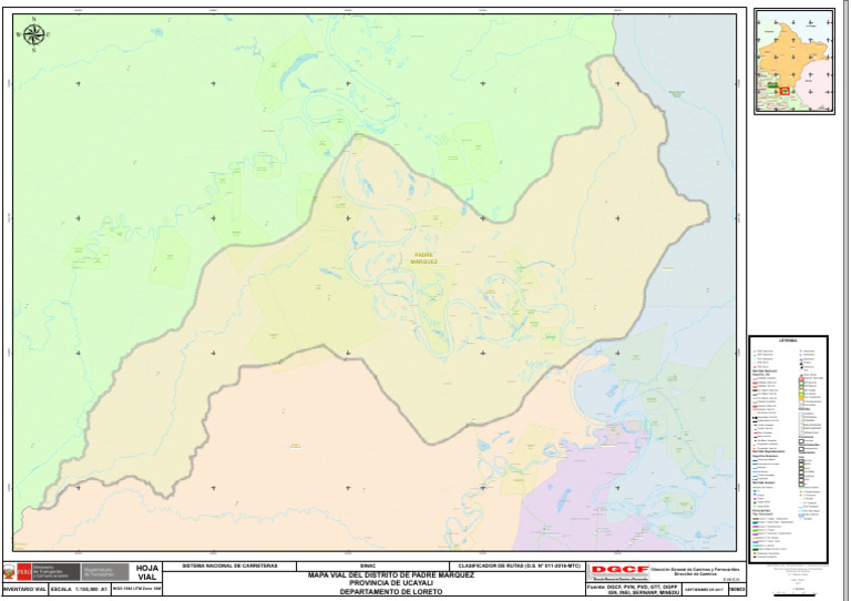 Mapa Vial de Padre Márquez, Loreto | PDF