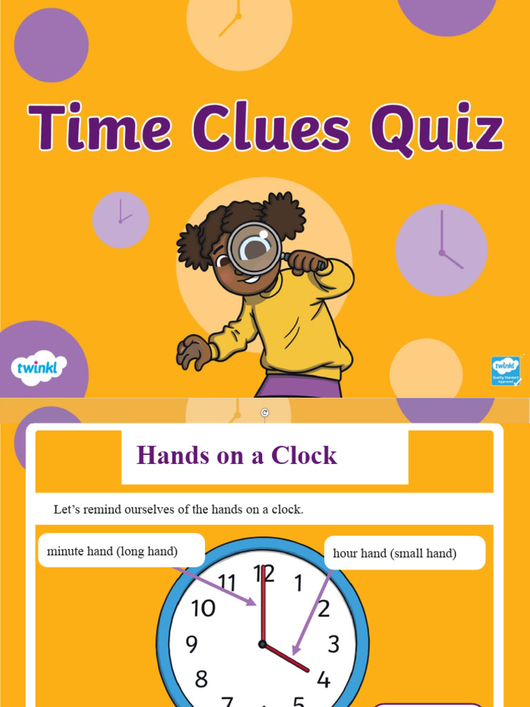 T N 10239 Time Clues Quiz Powerpoint Ver 2 | PDF