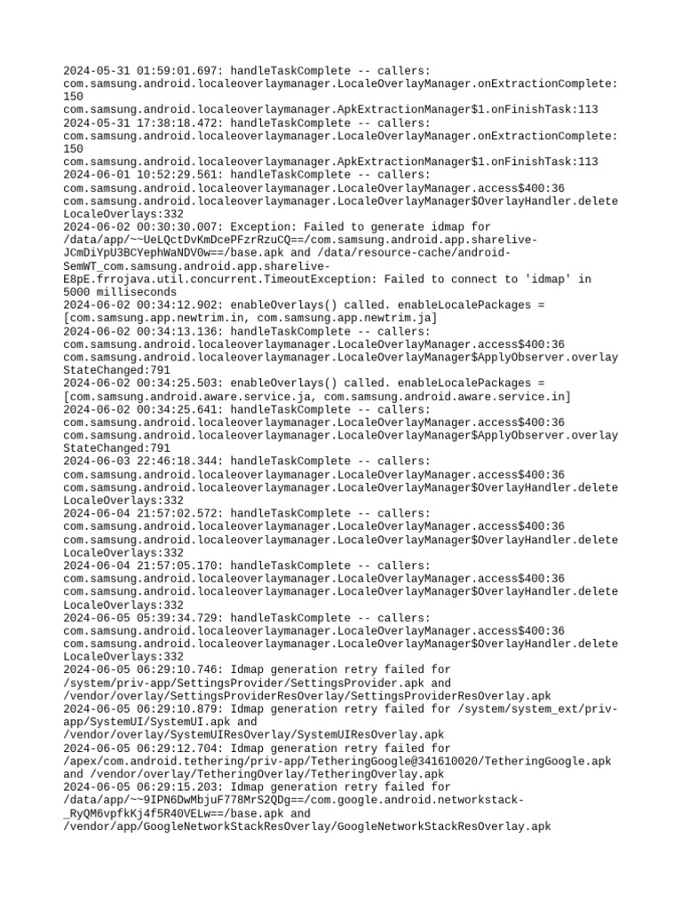Lom Log | PDF | Android (Operating System) | Android (Robot)